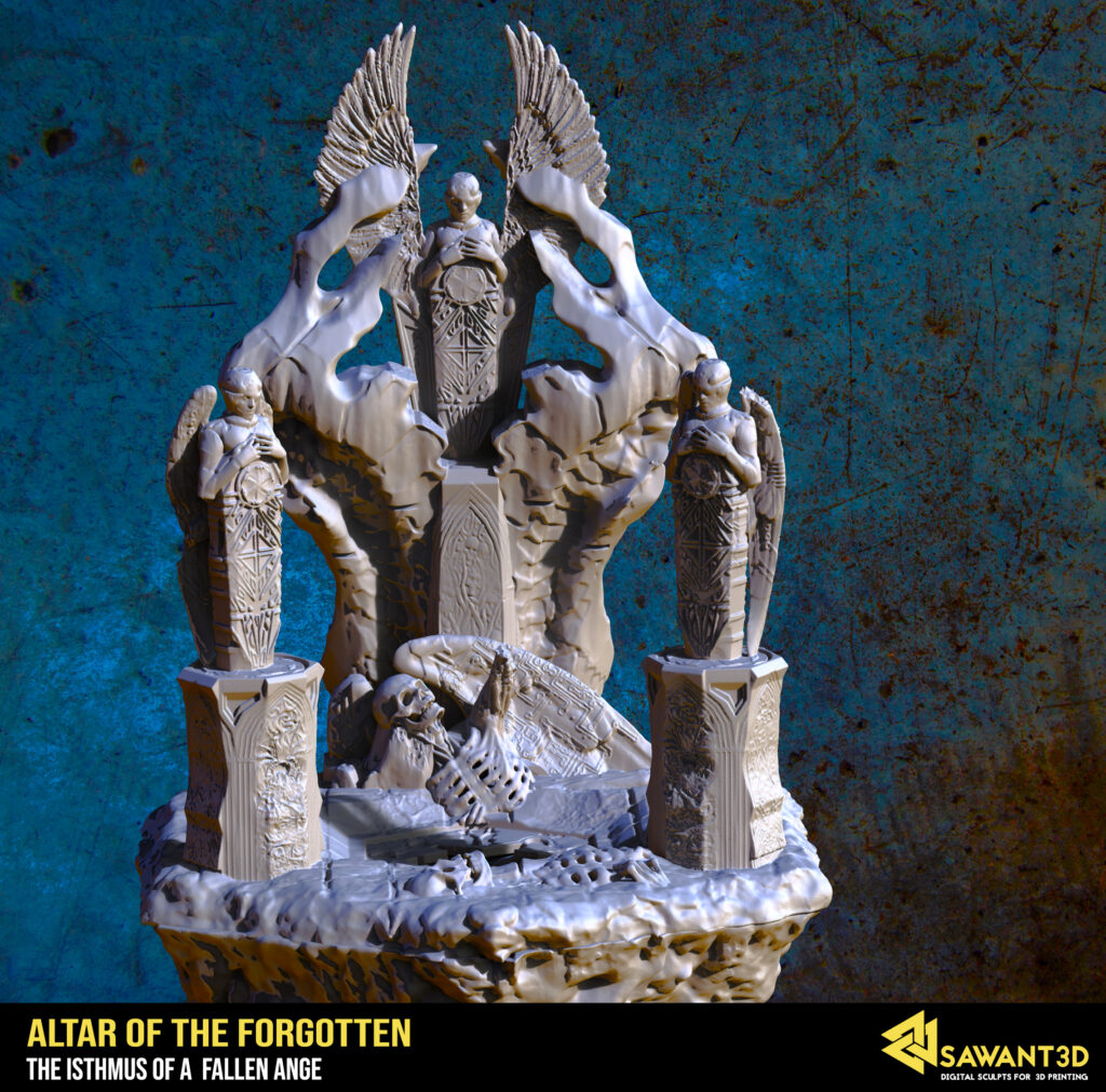 Altar of the forgotten – Sawant3D – Printable Tabletop Scenery